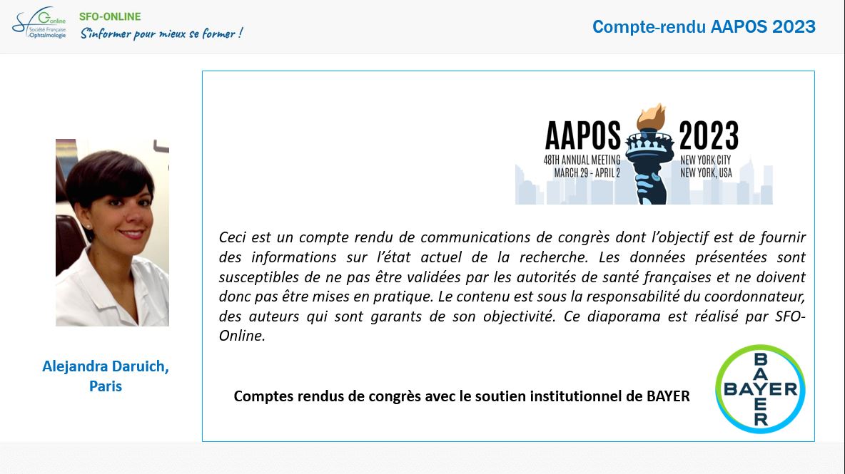 aapos-cr-Daruich | SFO-online - Société Française d'Ophtalmologie